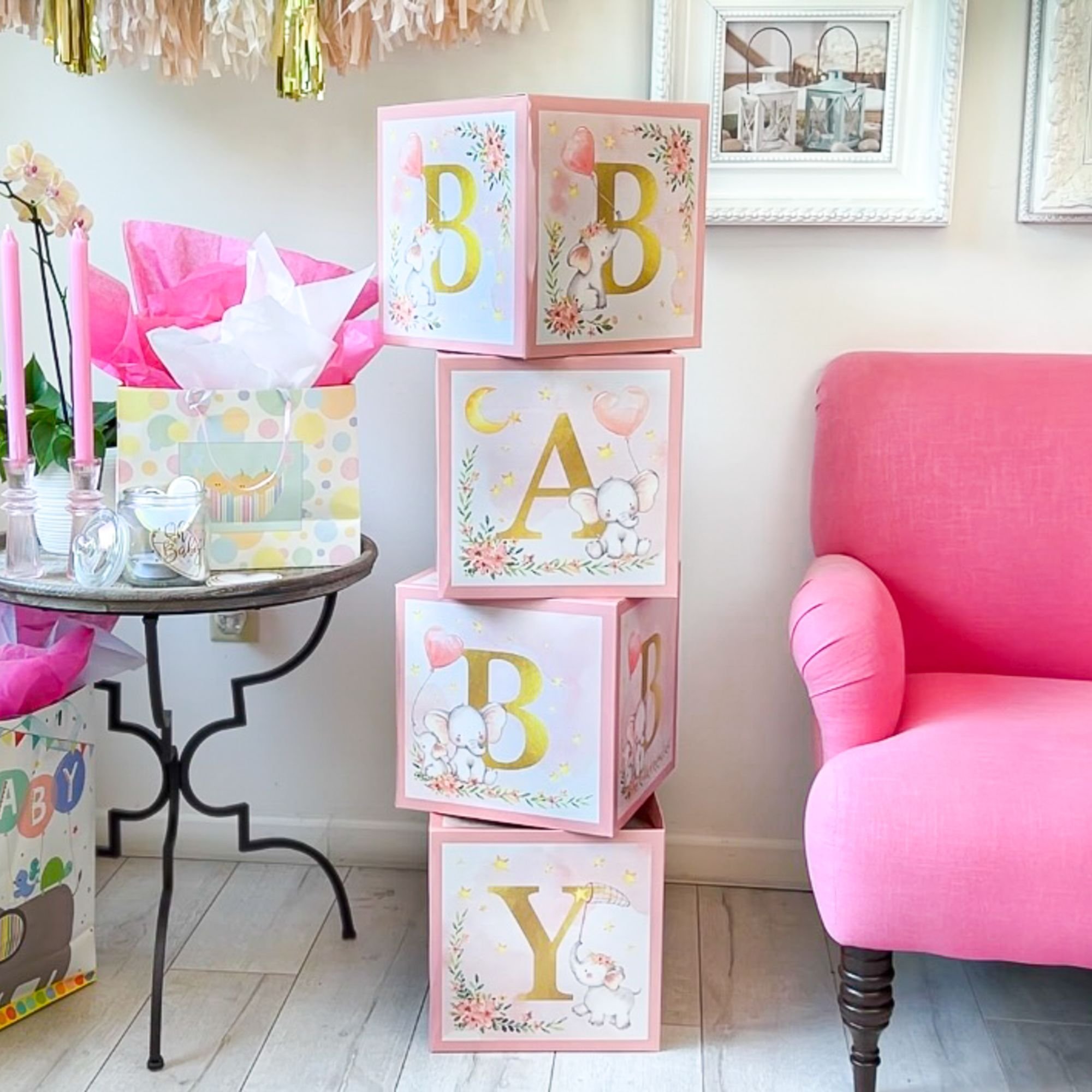 Elephant Baby Shower Theme Ideas - Bonbons Connexion