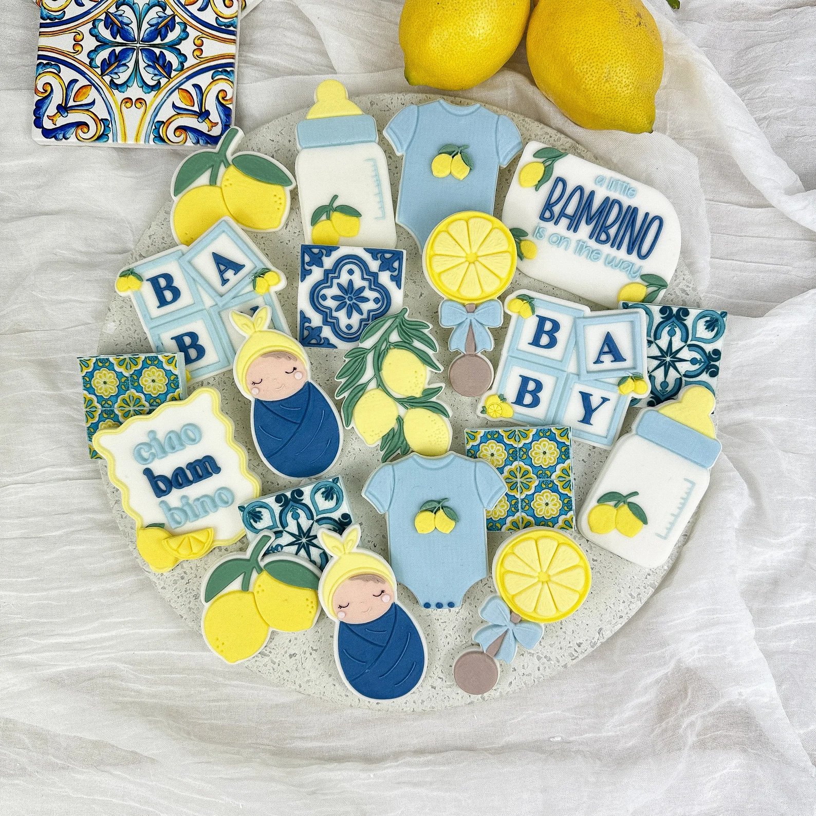 Amalfi Coast Baby Shower - Bonbons Connexion