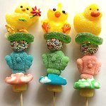 Bonbons Connexion - Brochettes de bonbons et friandises pour Pques